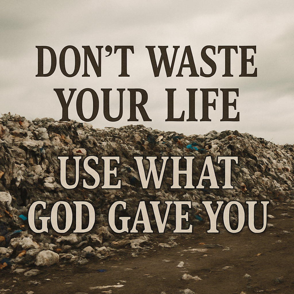 Don’t Waste Your Life: Use What God Gave You – MemoryCross