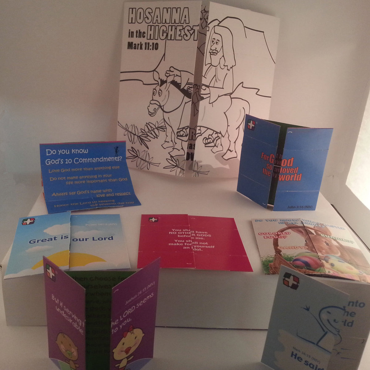 Memory Cross Gospel Tracts for children Sample Pack – MemoryCross