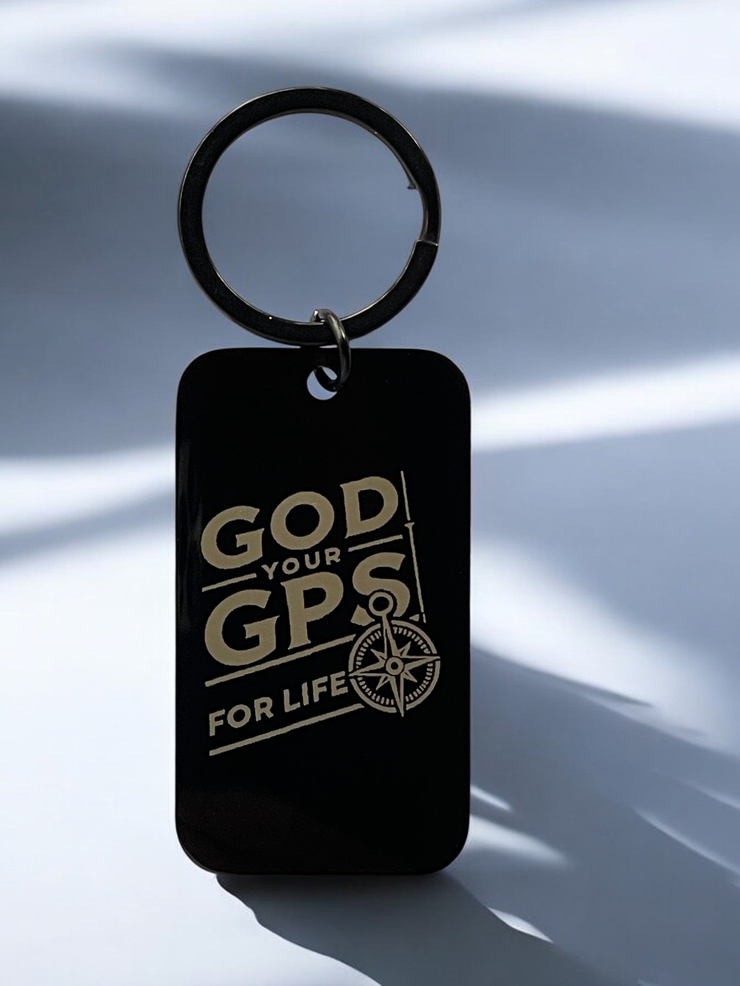 Christian Keychain - God Your GPS for Life – MemoryCross