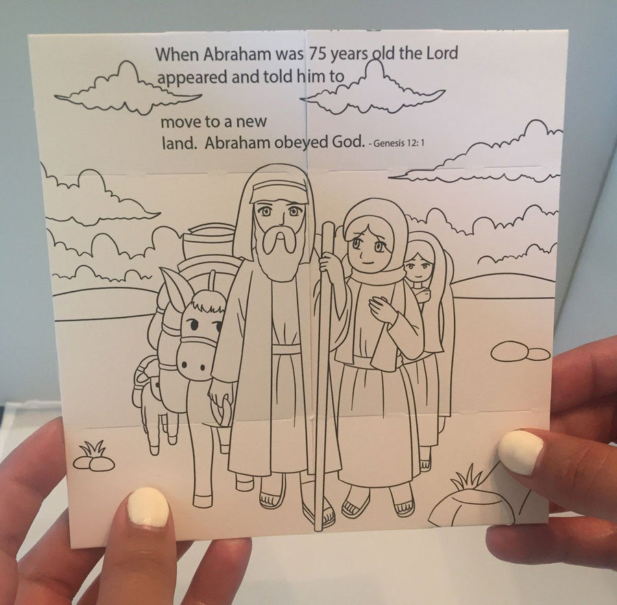 Abraham And Sarah Coloring Pages